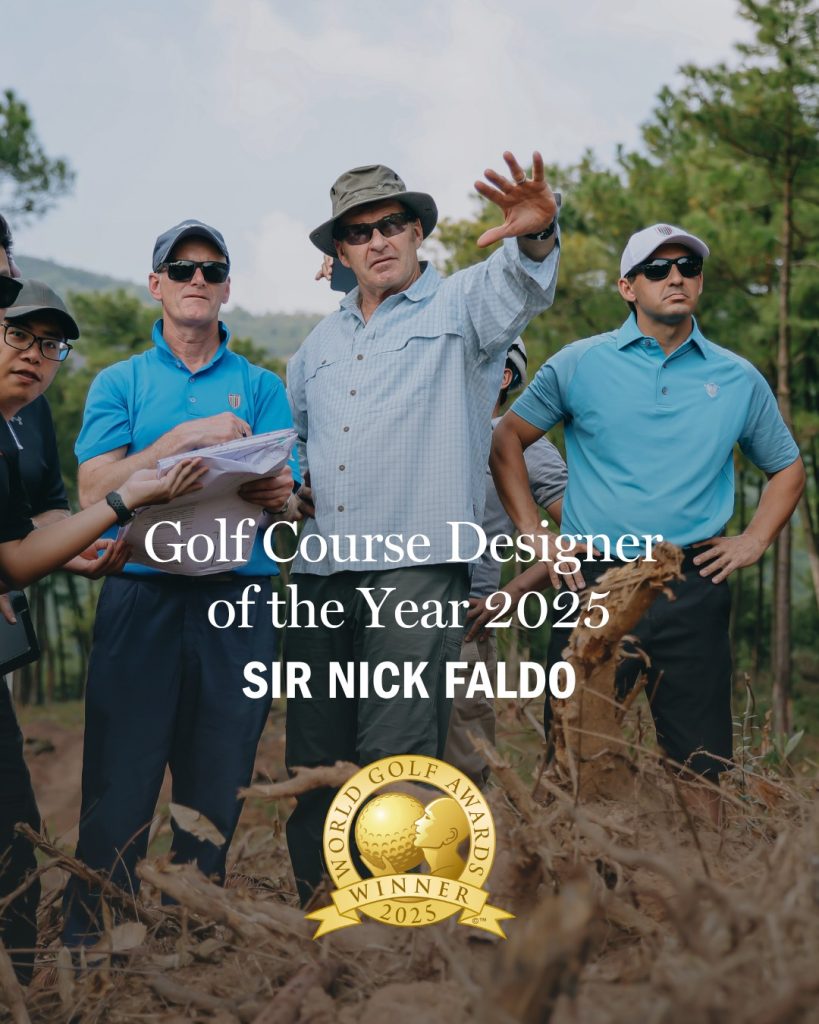 Sir Nick Faldo honoured as Golf Course Designer of the Year 2025